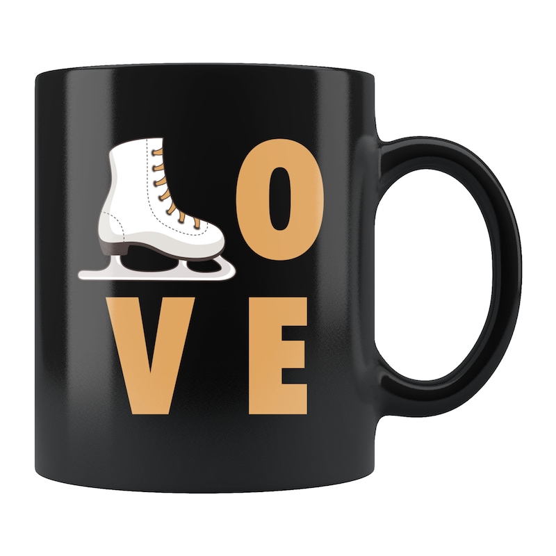Ice Skates Ceramic Mug - Etsy