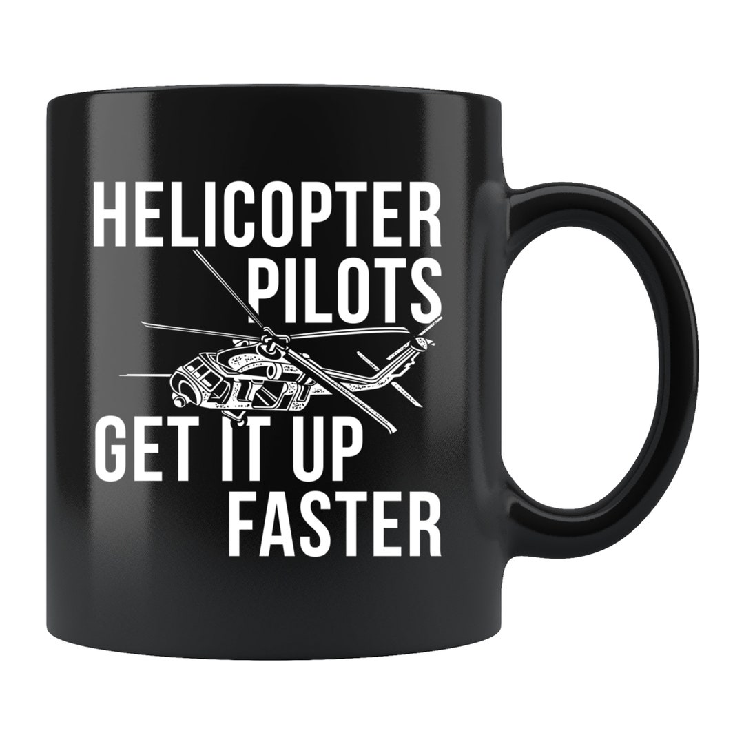 Helicopter Mug. Helicopter Pilot Mug. Heli Pilot Mug. Helicopter Coffee ...