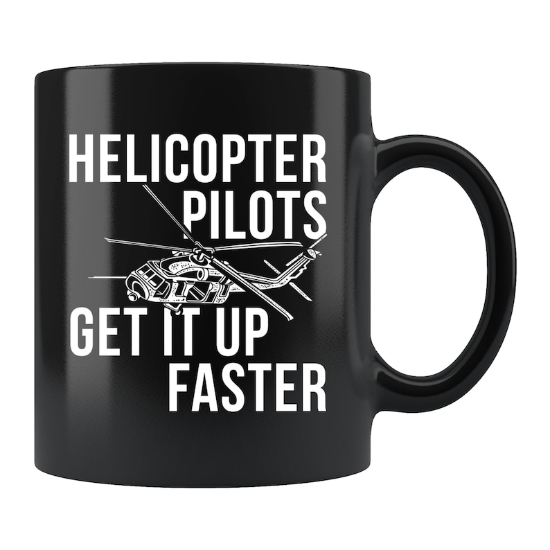 Helicopter Mug Helicopter Pilot Mug Heli Pilot Mug | Etsy