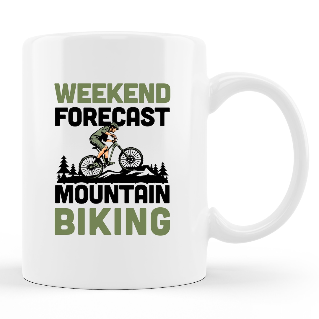 Mountain Biker Mug. Mountain Biker Gift. Mountain Bike Mug. Cycling ...