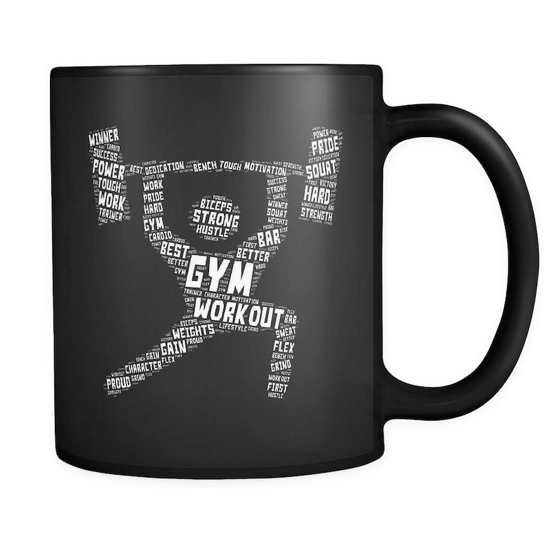 Gym Workout Mug. Fitness Mug. Trainer Mug. Trainer Gift. Fitness Gifts ...