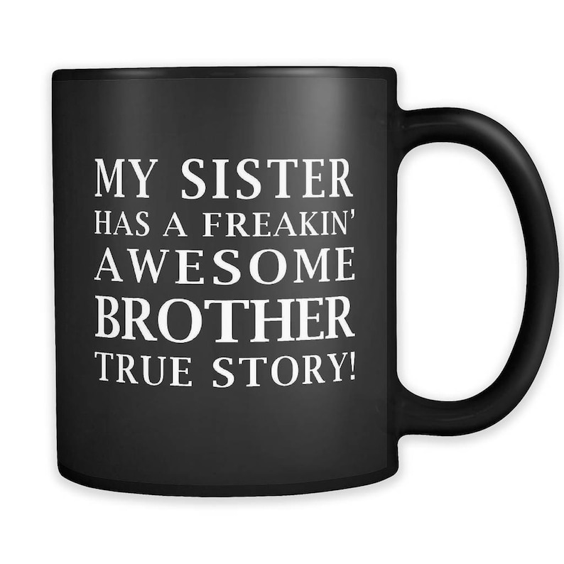 Awesome Brother Mug Brother Gift Little Brother Gift Big | Etsy