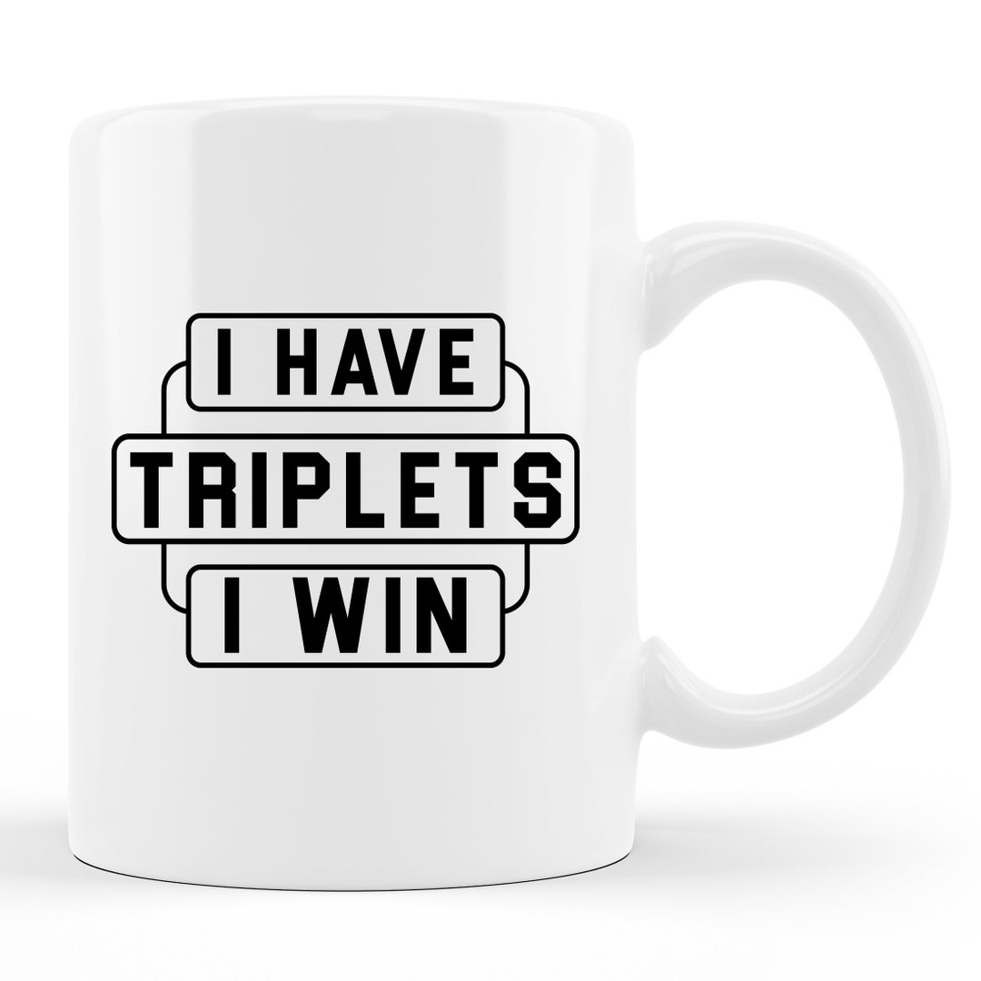 Triplets Mug. Triplets Gift. Triplet Mom Mug. Triplet Pregnancy ...