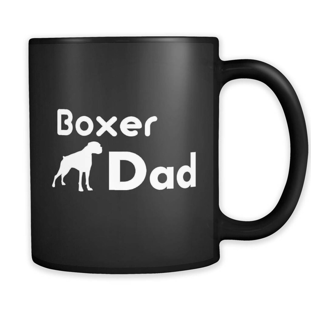 Funny Boxer Dad Mug. Boxer Dad Gift. Mug for Boxer Dad. Boxer Dad ...