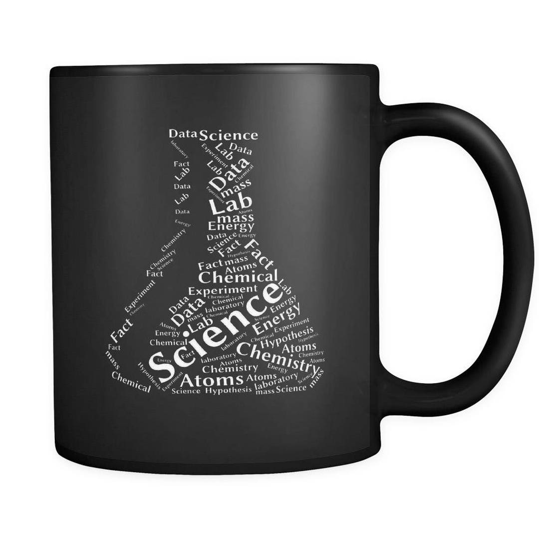 Science Black Mug. Science Gifts. Science Mugs. Scientist Gift ...