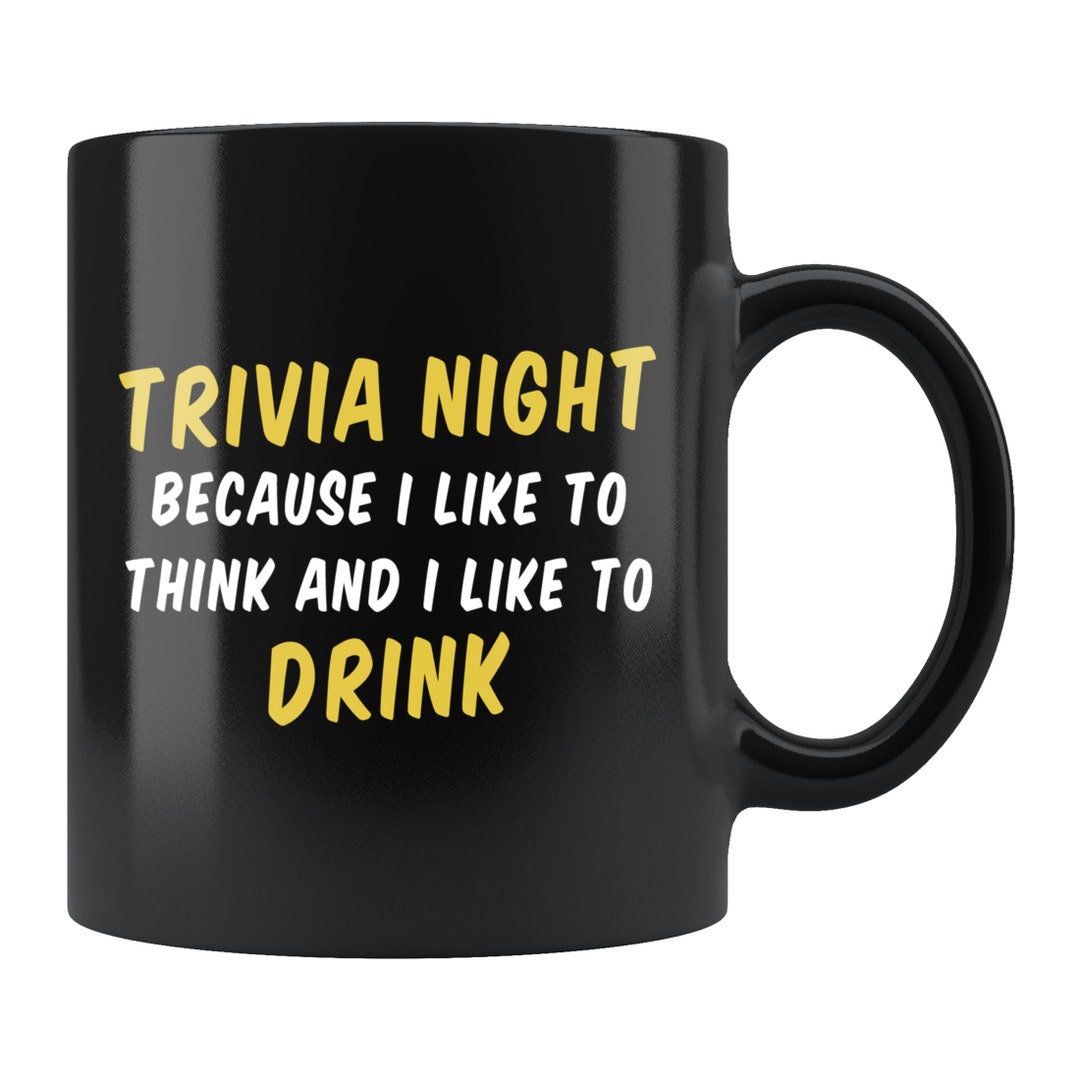 Trivia Night Mug. Trivia Gift. Trivia Mug. Game Night Mug. Game Night ...