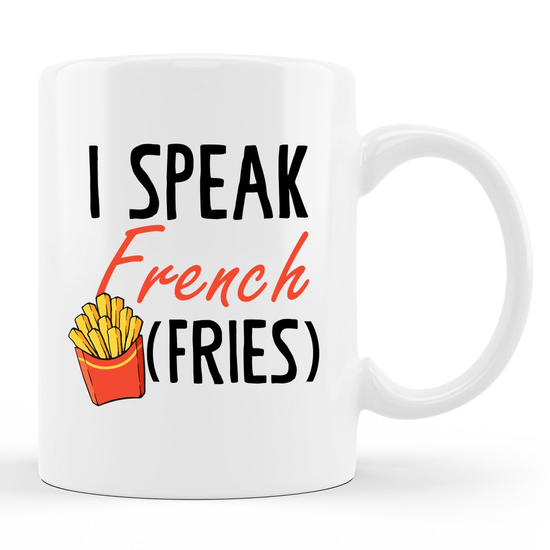 French Fries Mug. French Fries Gift. French Fry Mug. Fast Food Mug ...