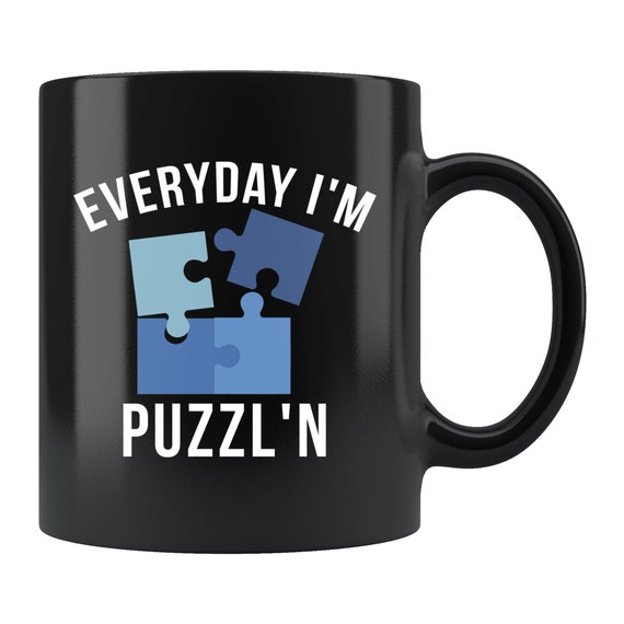 Puzzle Mug Puzzle Gift Puzzle Lover Mug Puzzle Lover Gift | Etsy