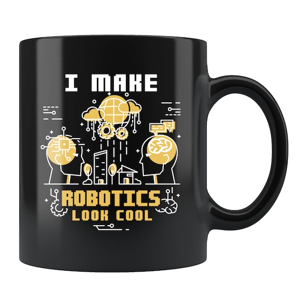 Robot Mug - Etsy