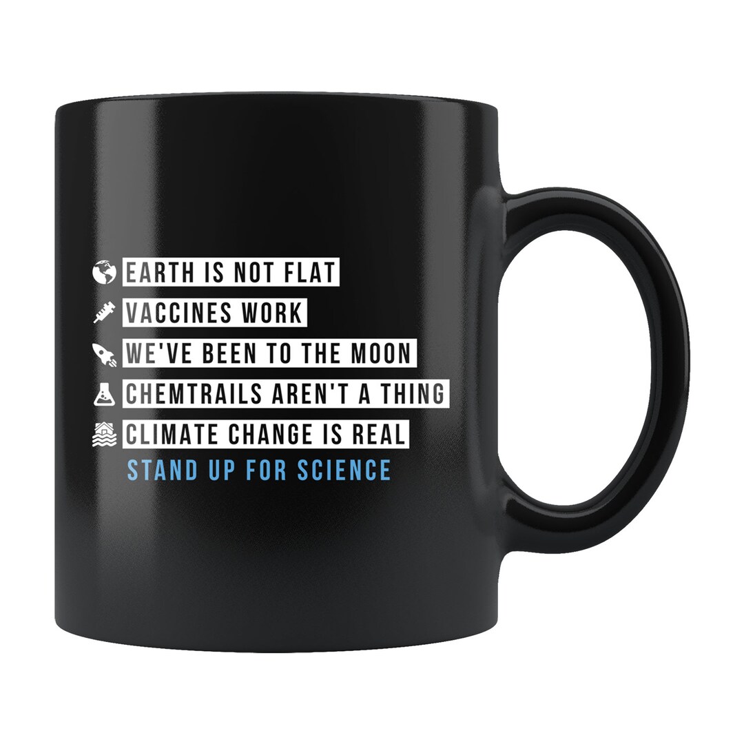 Science Mug. Science Gift. Vaccine Mug. Vaccine Gift. Climate Change ...