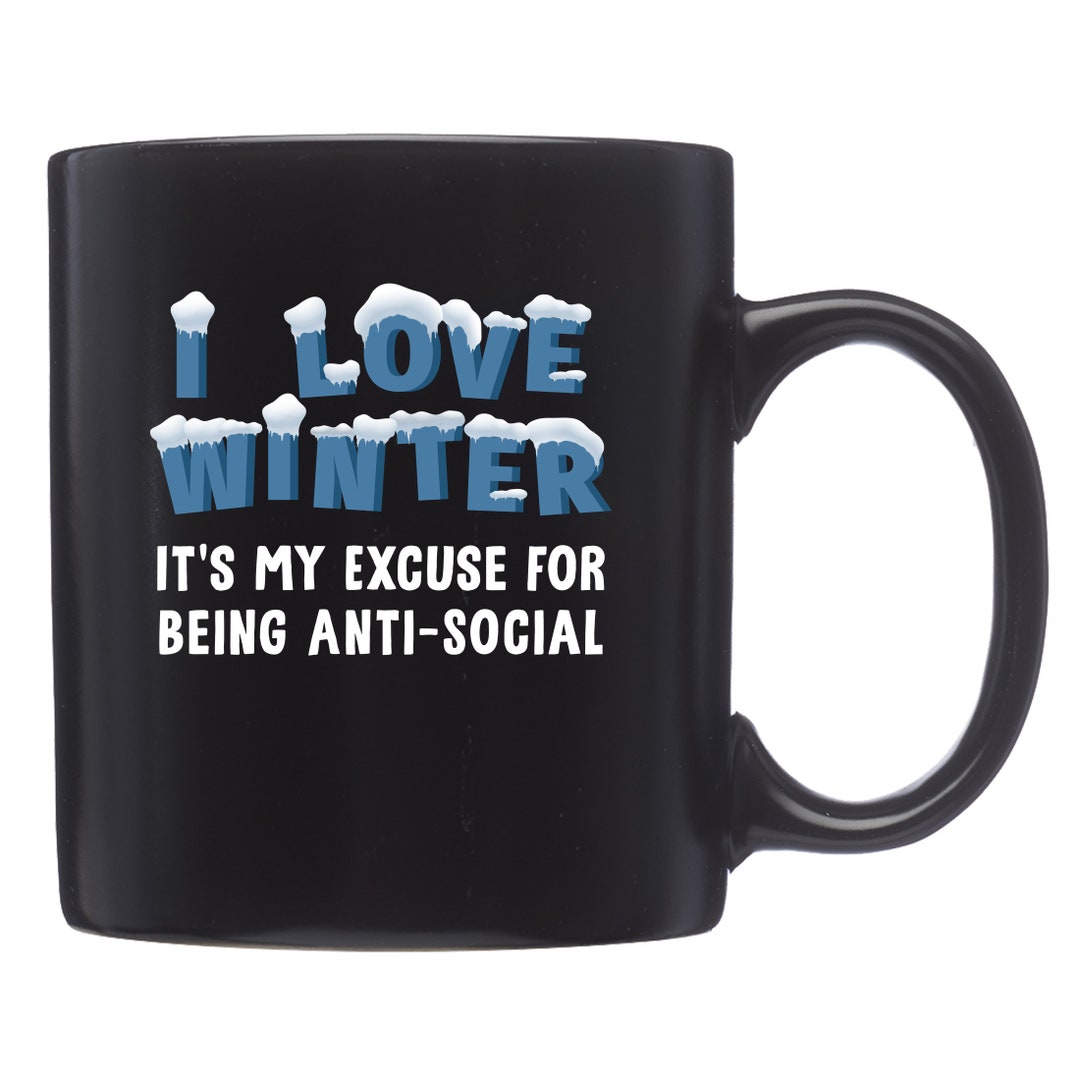 Winter Fan Mug. Winter Fan Gift. Winter Mug. Winter Season. Snow Mug ...