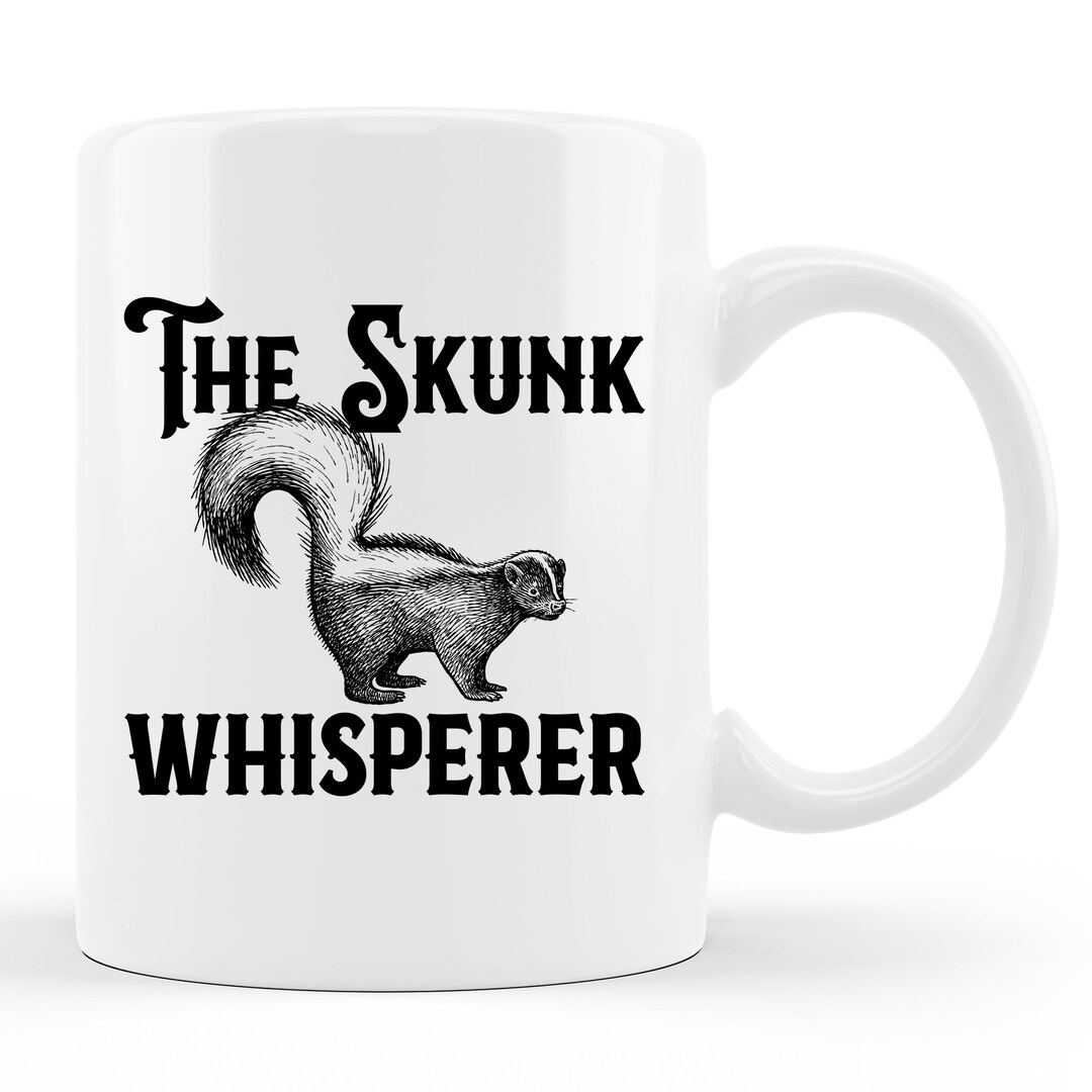 Cute Skunk Mug. Cute Skunk Gift. Skunk Lover Gift. Funny Skunk Mug ...