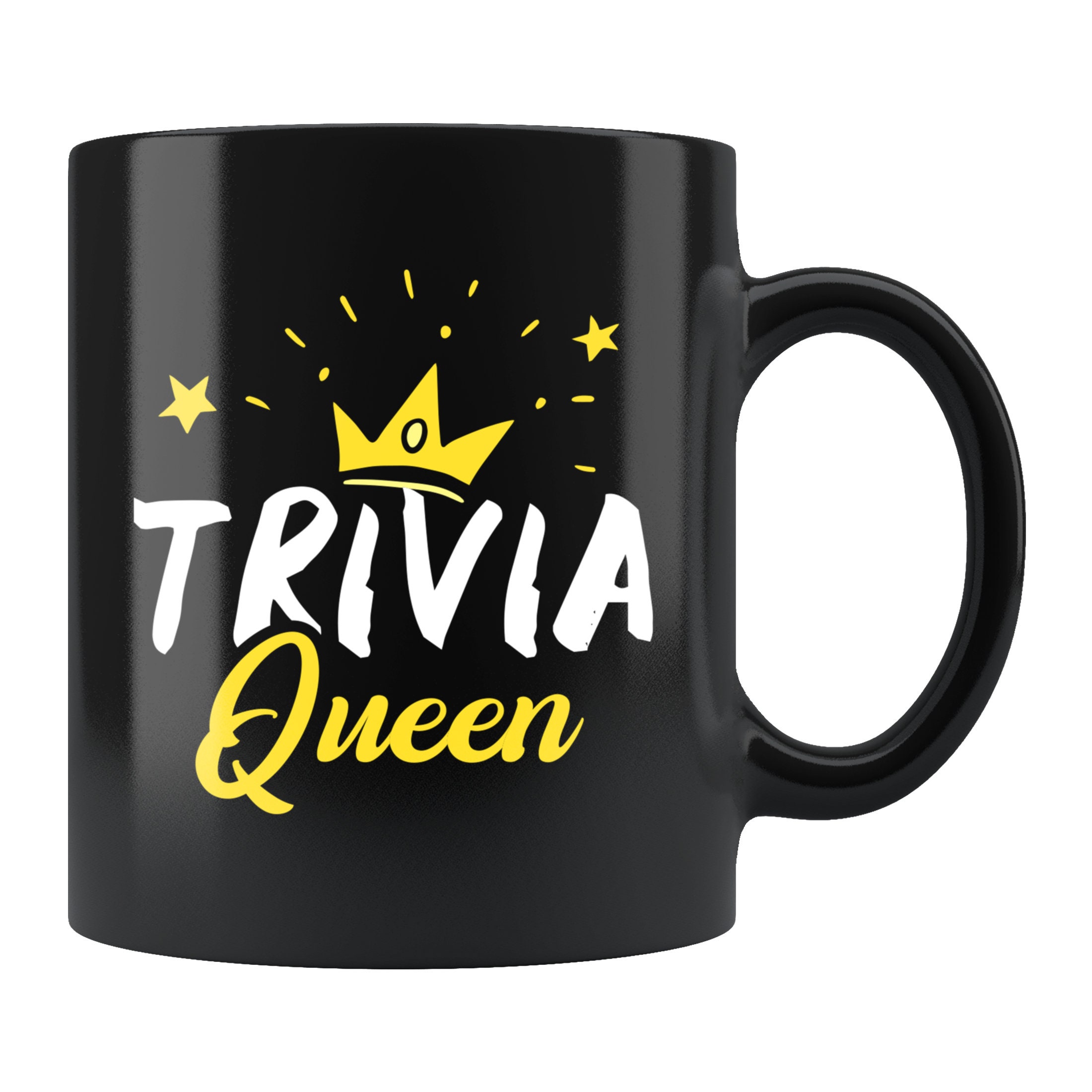 Trivia Queen Mug Trivia Mug Trivia Queen Gift Queen of - Etsy