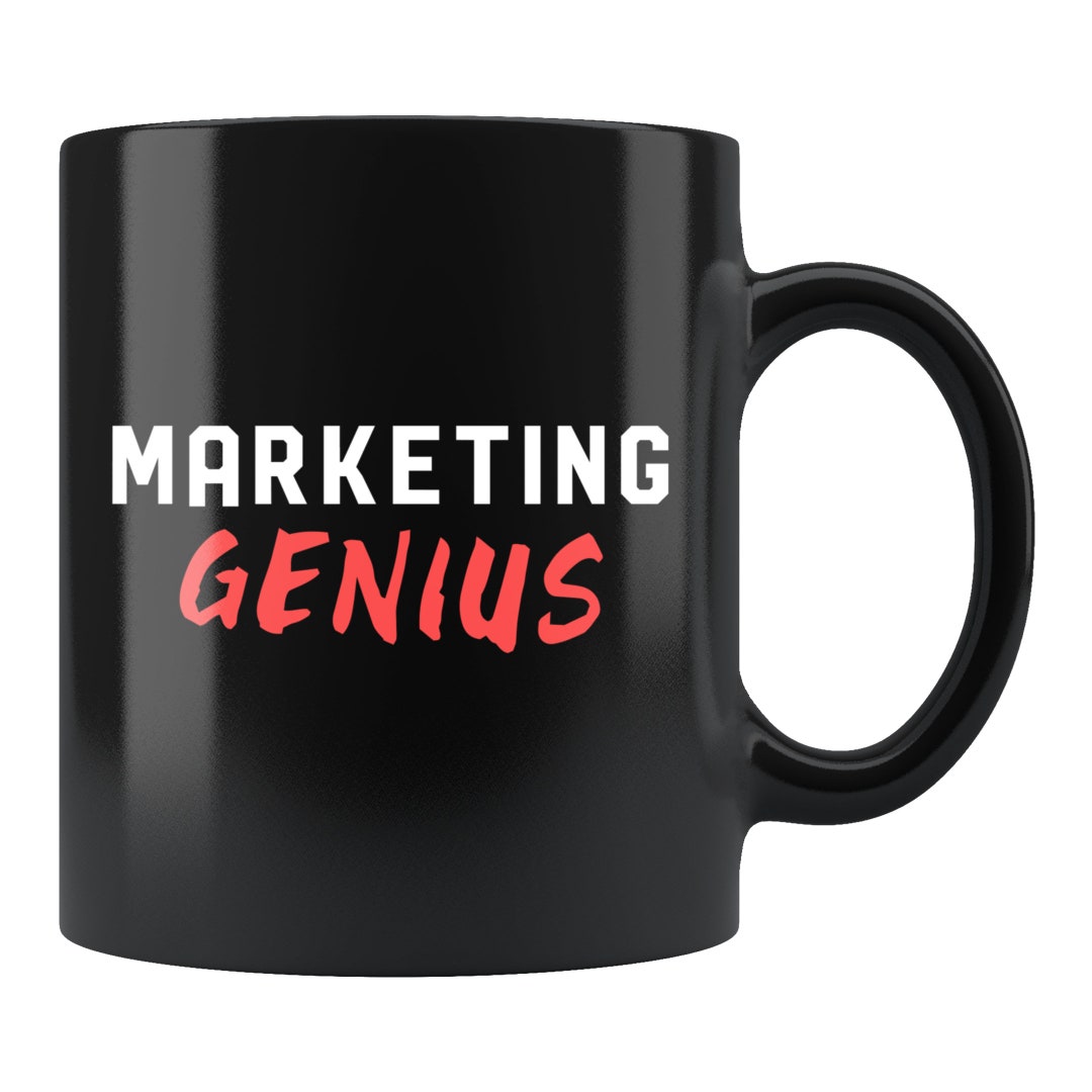 Marketing Gift. Marketing Genius Mug. Marketer Gift. Marketer Mug ...