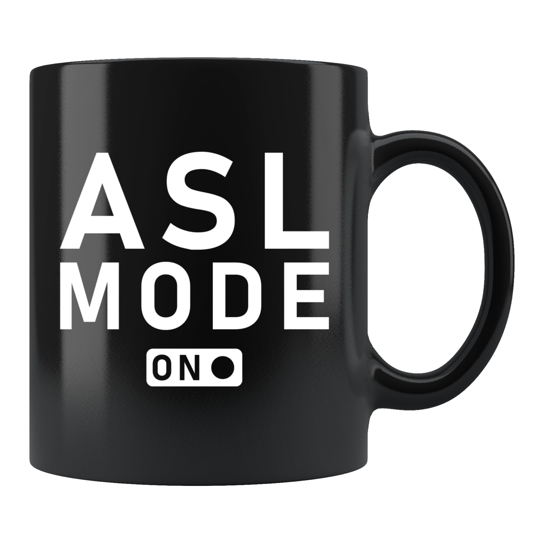 Kitchen & Dining custom sign language mug ASL mug Sign language gift ...