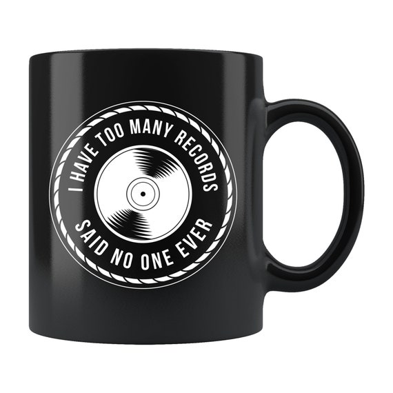 Vinyl Record Gift Vinyl Record Mug Music Lover Gift Music | Etsy