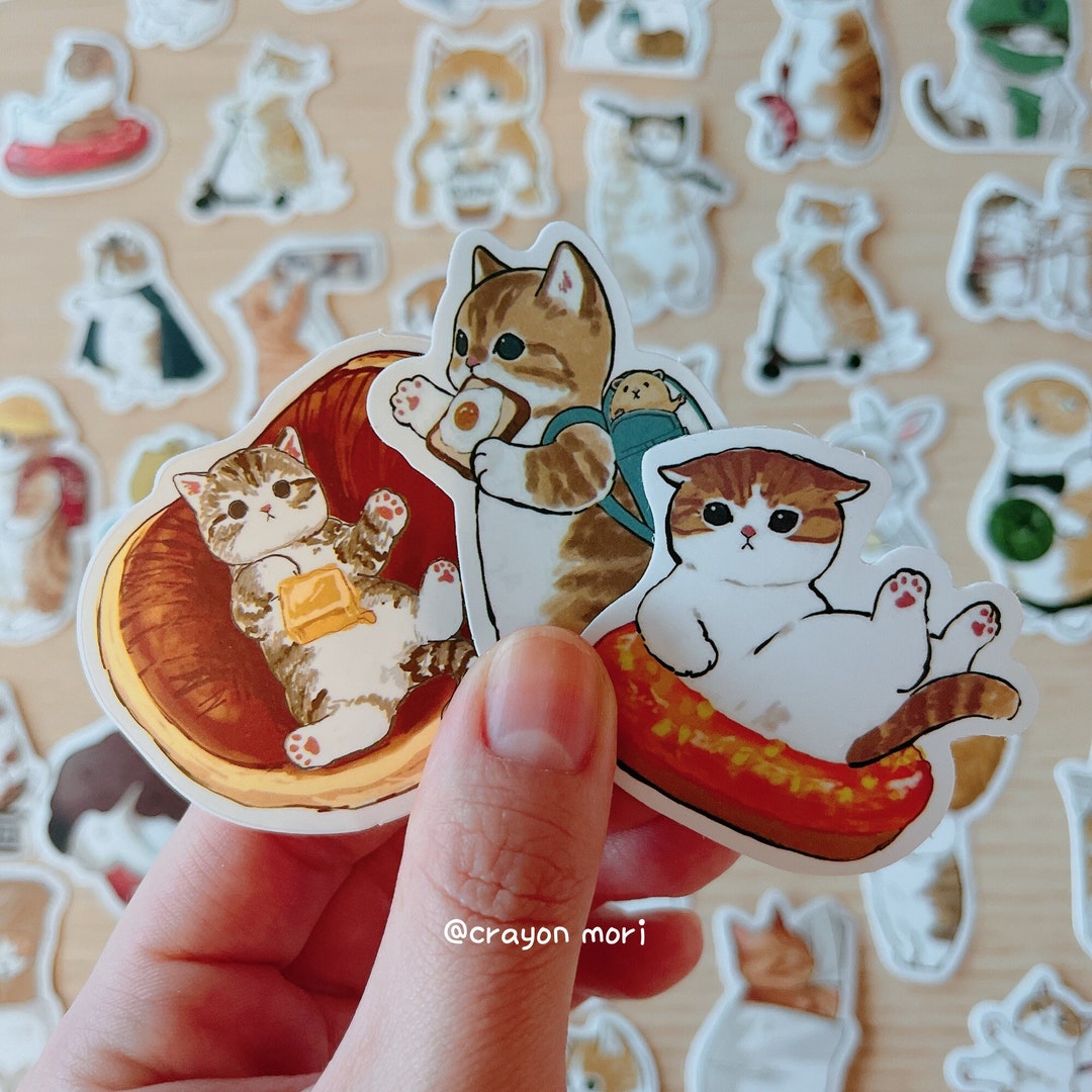 Cat Meme Stickers Random Grab Bag, Delicious and Waterproof version 01 ...