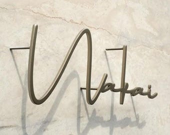 Laser Cut Floating Metal Letters, Custom Business Signage, Raised Wall ...
