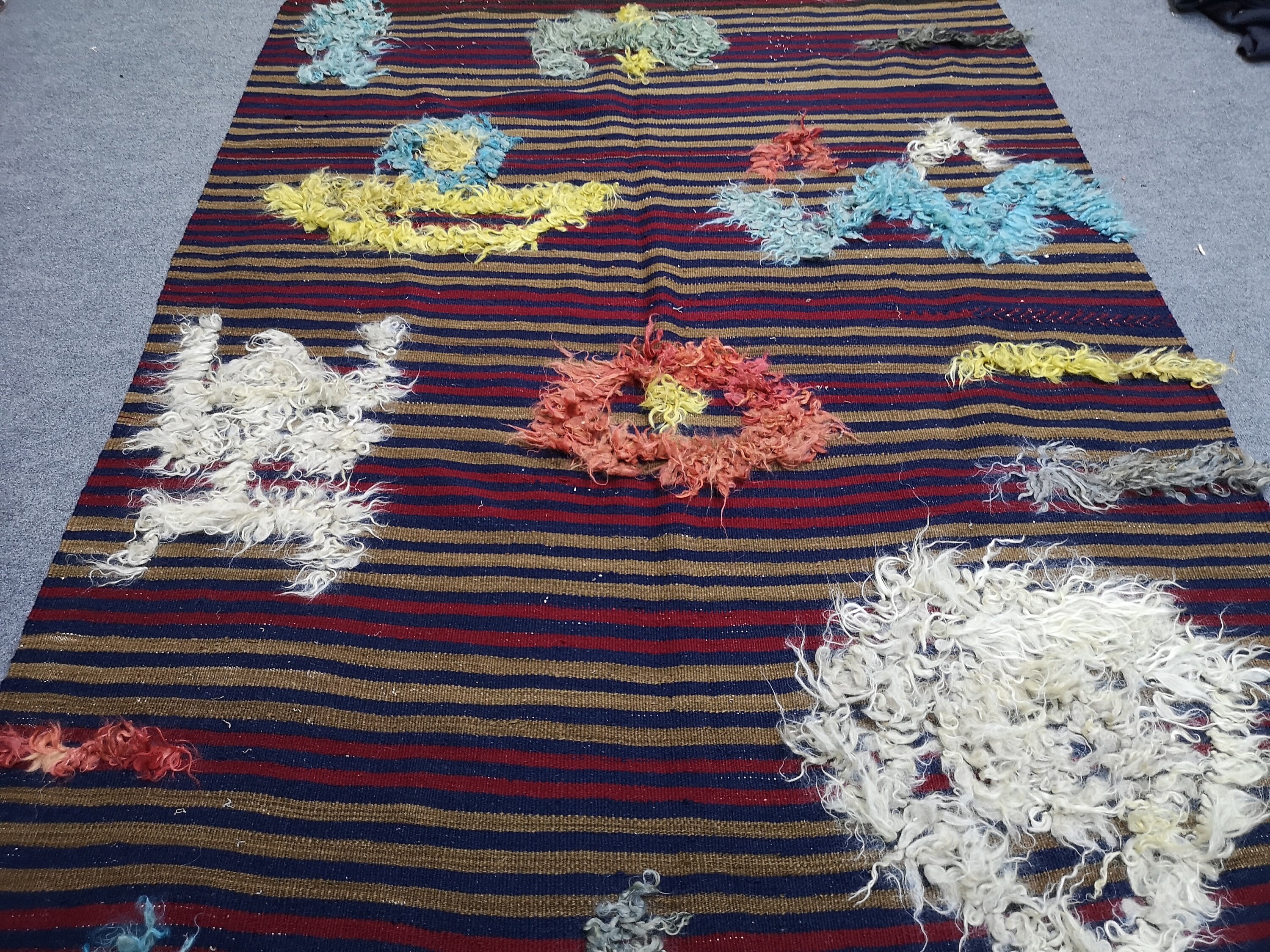 Eccentric Rug 5.8'13' Feet Decorative Rug Turkish | Etsy