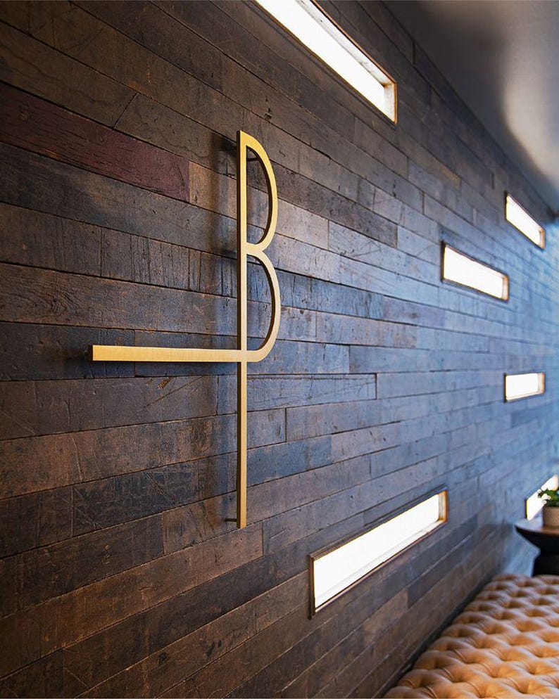 Laser Cut Floating Metal Letters: Custom Business Signage - Etsy