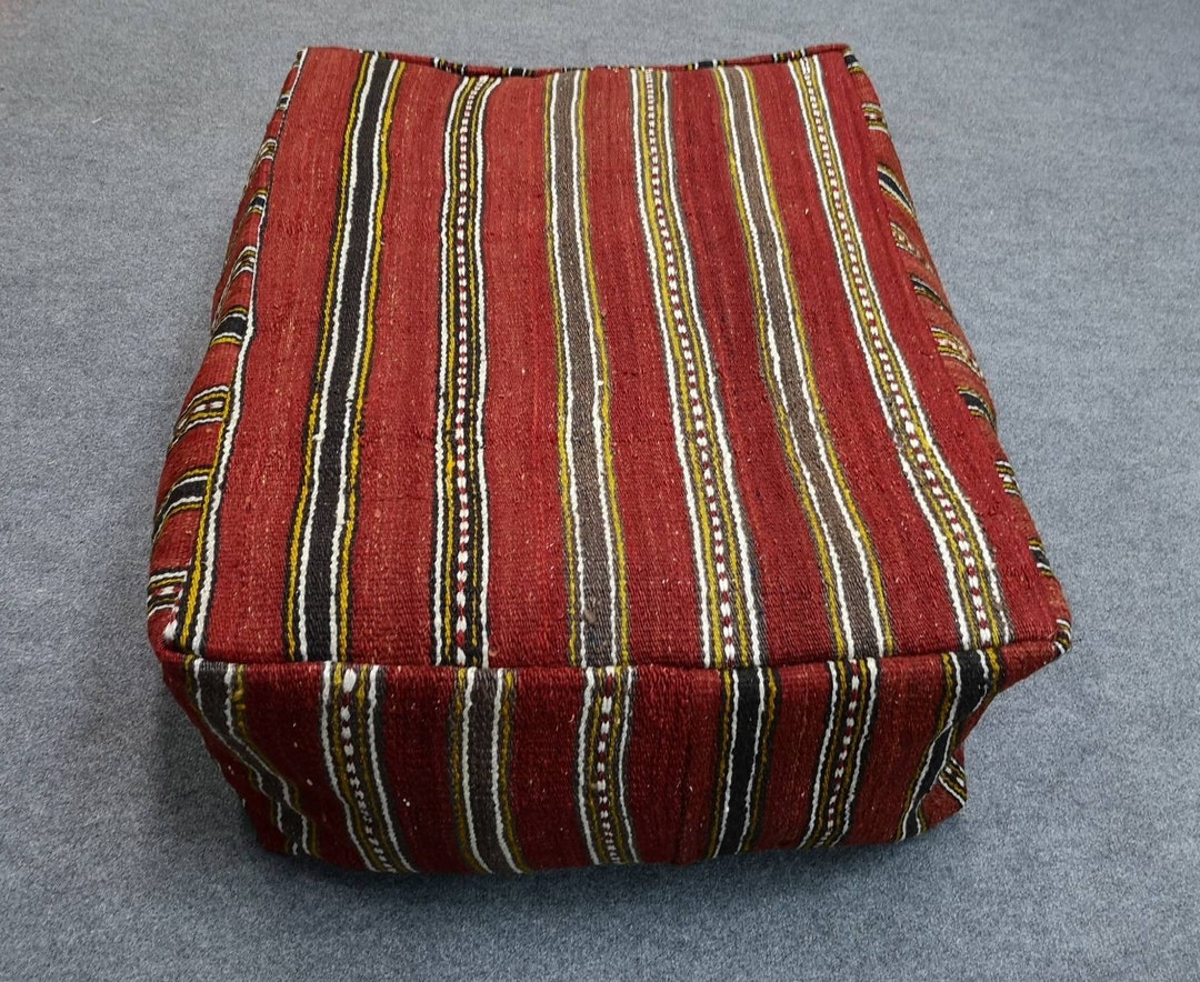 Kilim Pouffe, 2533 İnches Decorative Kilim Pouffe, Cushion Cover, Throw ...