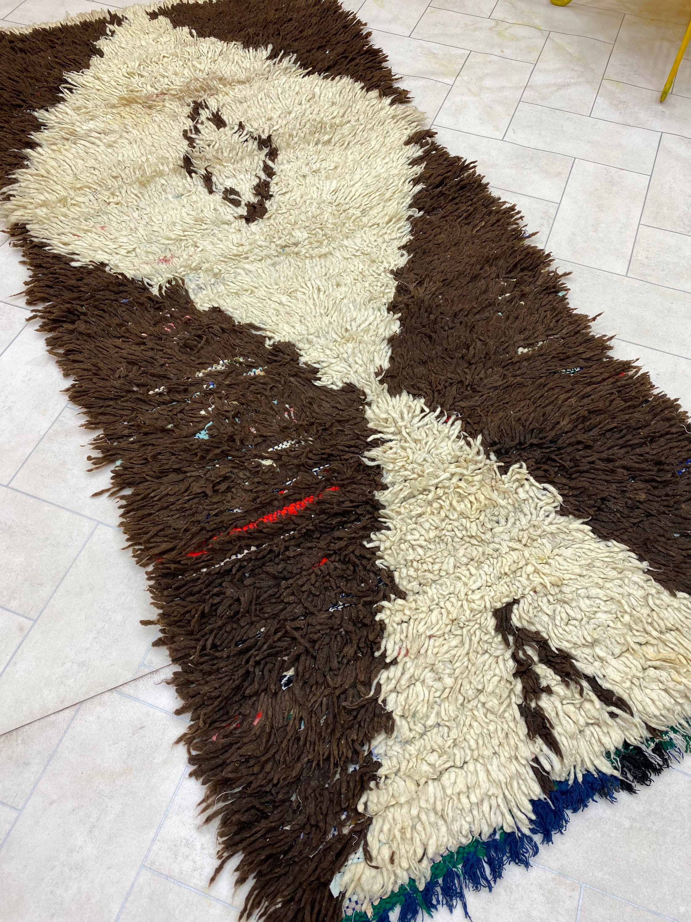 Wool Rug handmade Rug Azilal Rug 7.1 ft x 3.5 ft 215 cm | Etsy