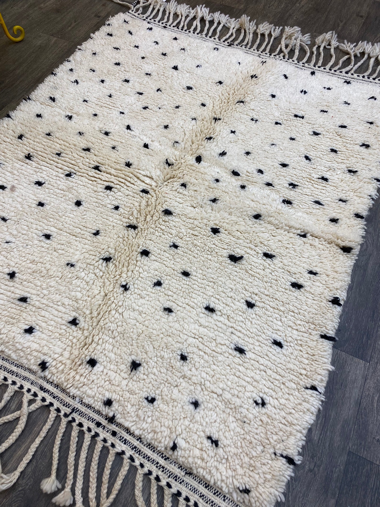 Gorgeous rug wool rug handmade wool 4.9 ft x 4 ft 145 | Etsy