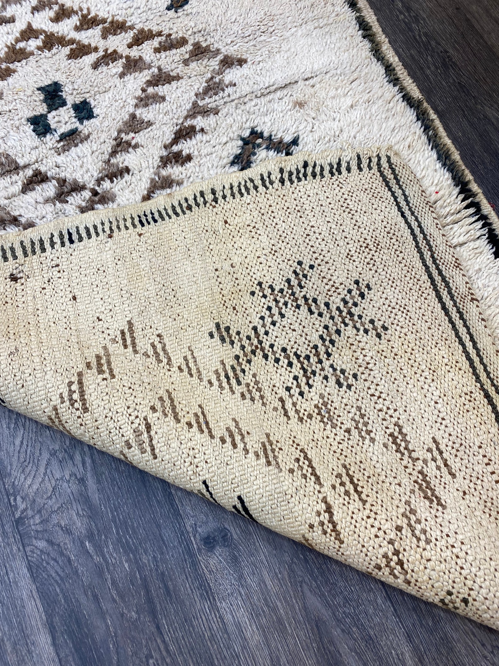 Wool by Wool Soft 5.9 Ft X 3 Ft 175 Cm X 92 Cm Moroccan - Etsy