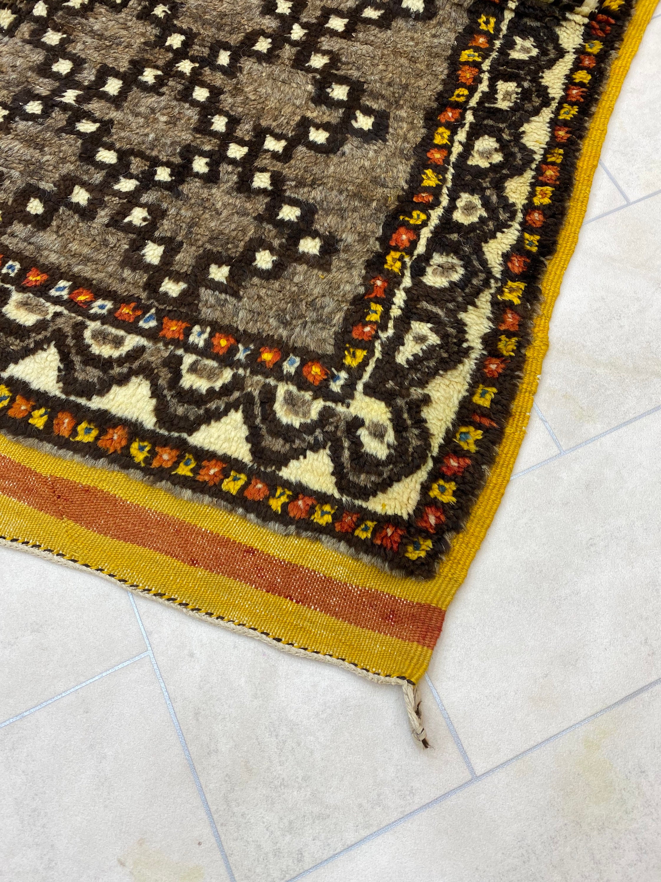 Colorful Rug Vintage By Wool Rug 7 ft x 3.10 ft 213 cm x | Etsy