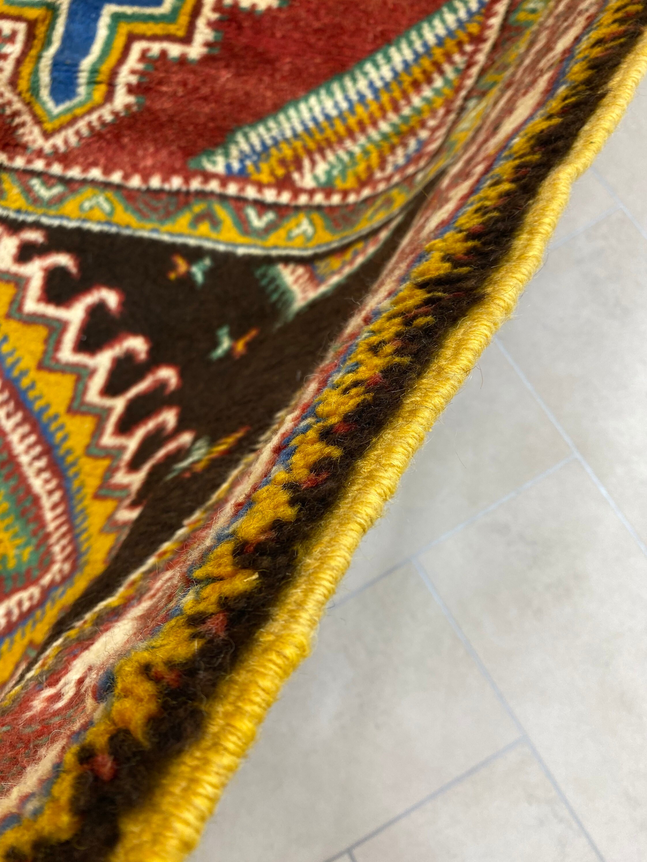 Wool Rug Handmade by wool Soft 8.8 ft x4.11 ft 263 cm | Etsy