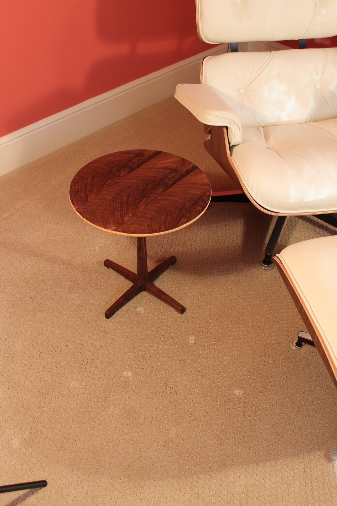 Side Table (eames Lounge Chair Recliner) Designed Compatible in ...