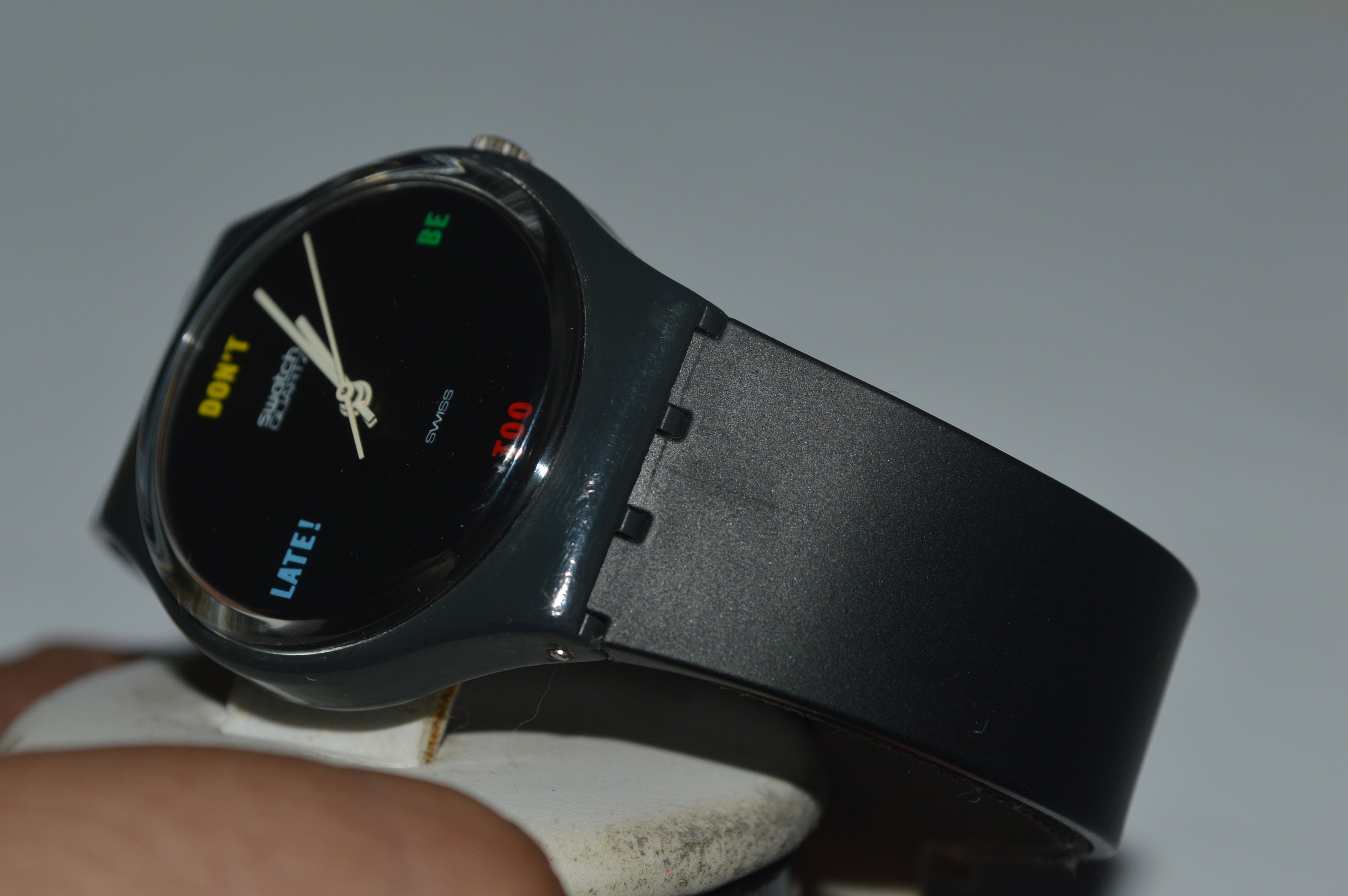 1984 Vintage Swatch Watch GA100 DON'T BE TOO Late Unisex | Etsy