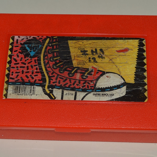 80s Pencil Case - Etsy