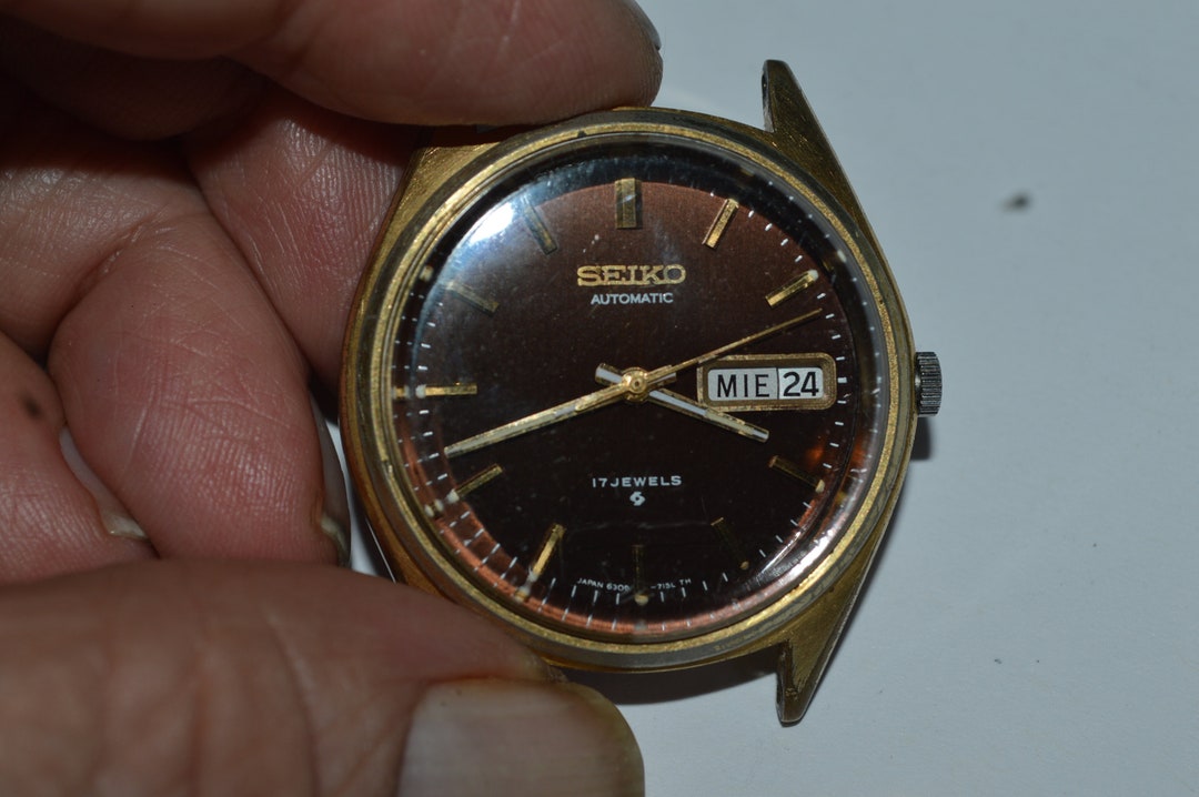 Vintage SEIKO 6309-7149 Automatic Watch 17jewels Mechanical Movement ...