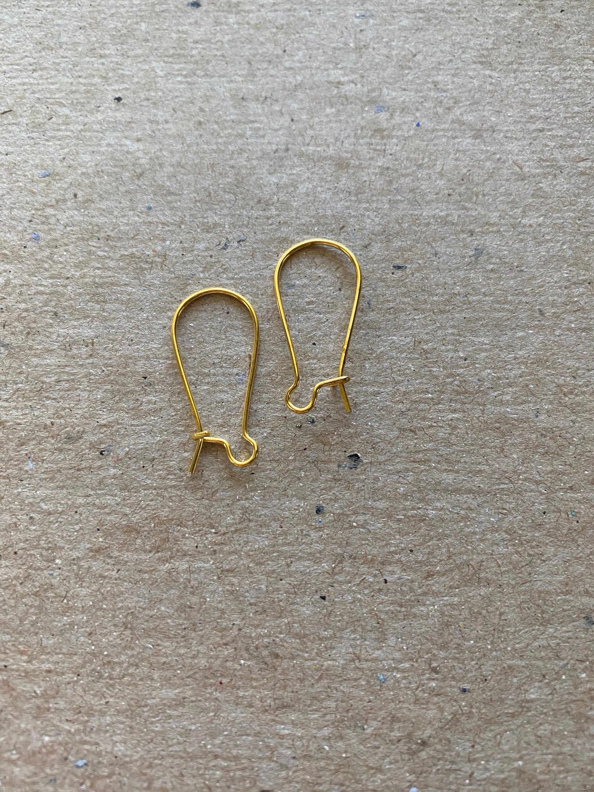 10 Pair Gold Kidney Wires - Etsy