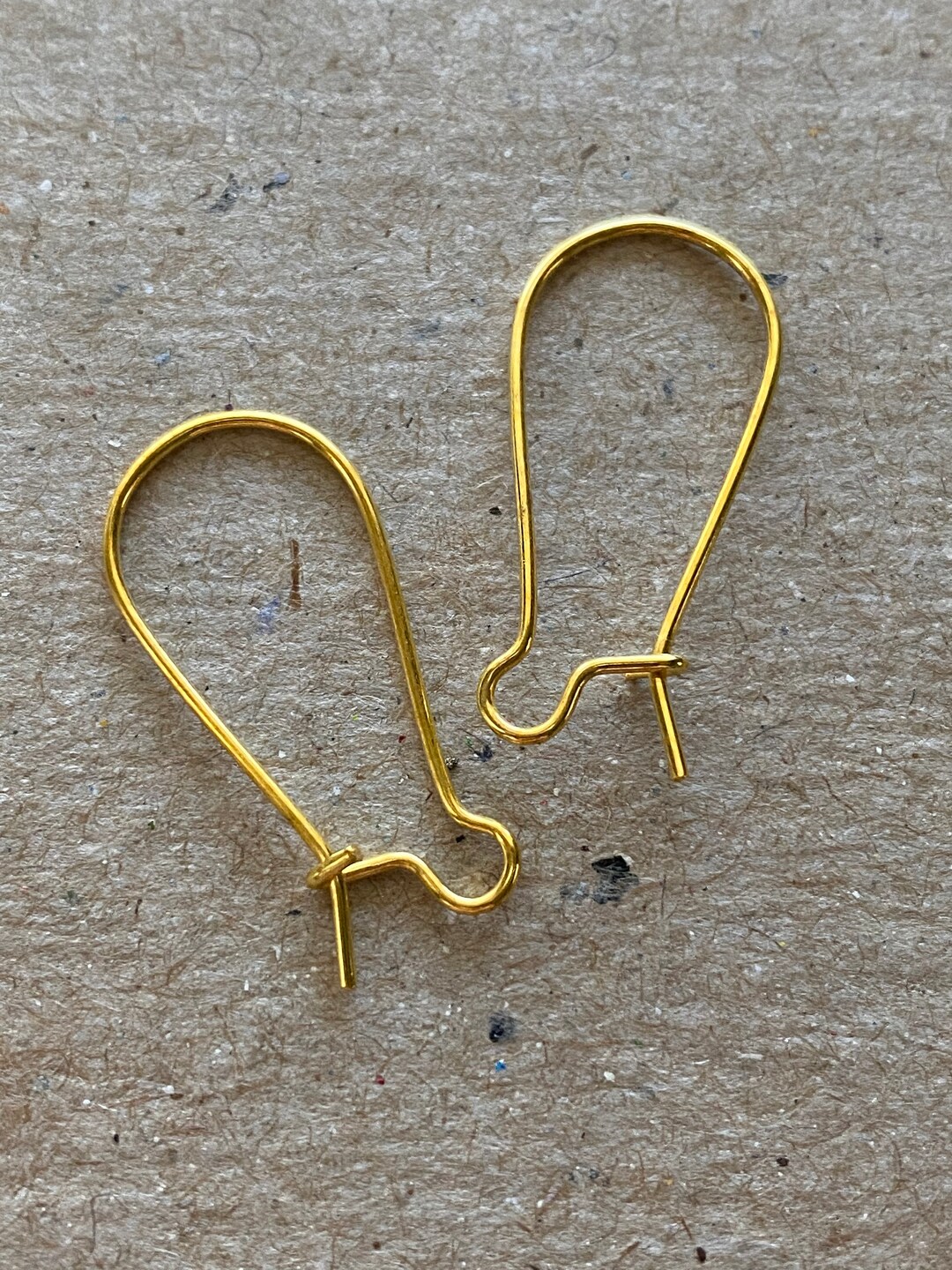10 Pair Gold Kidney Wires - Etsy