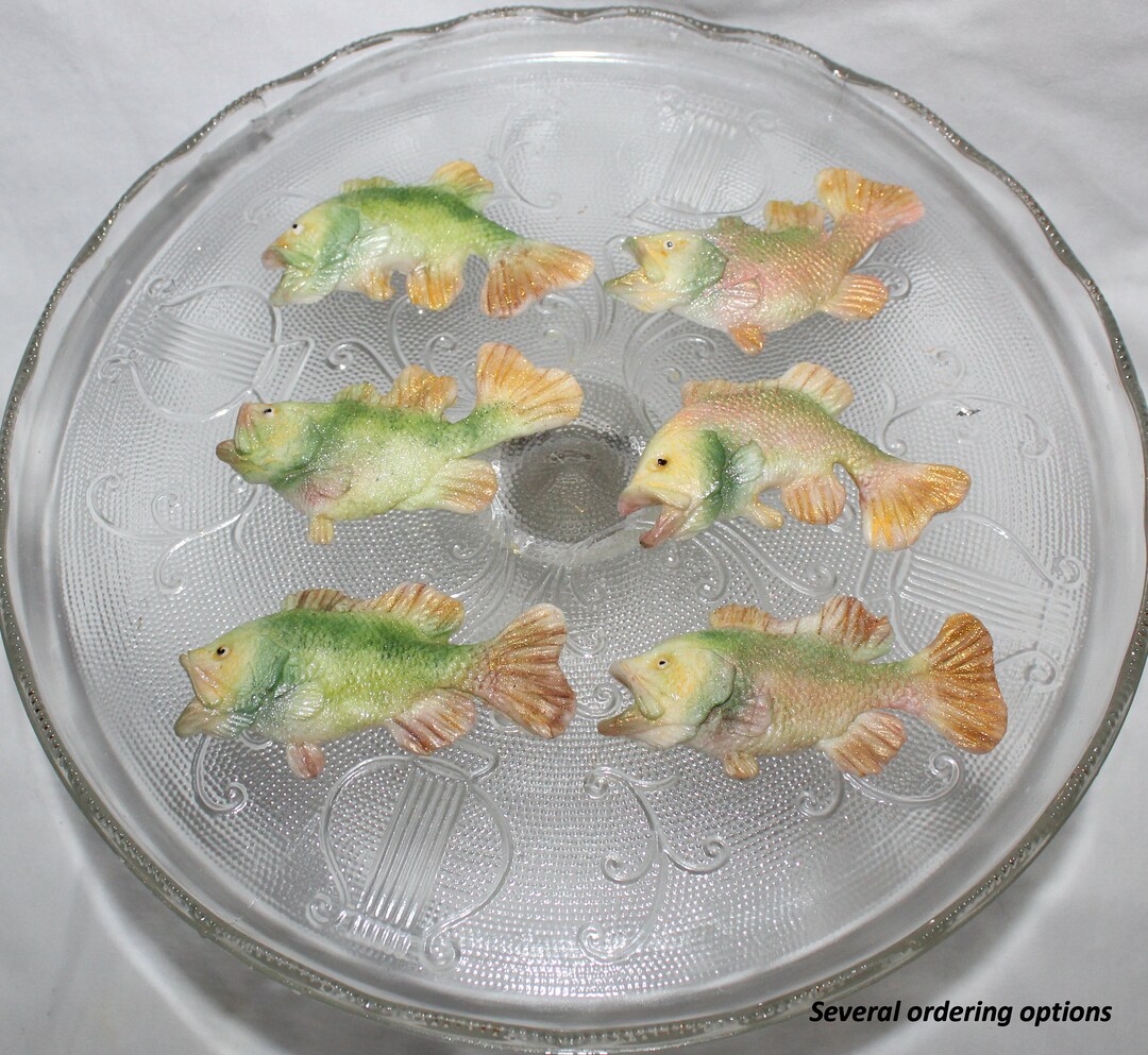 Fondant Fish Cake Topper Fondant Bass Fish Topper Fondant Fishing ...