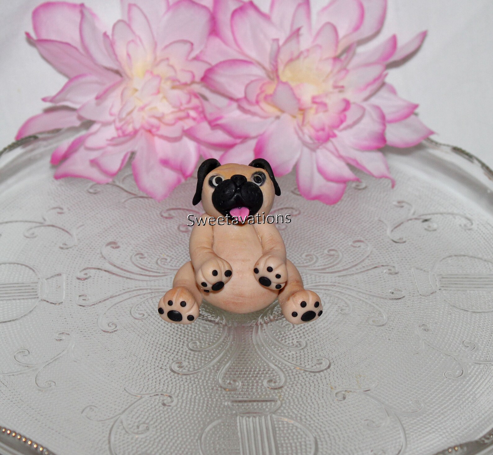 Fondant Dog Cake Topper Fondant Puppy Dog Topper Dog | Etsy