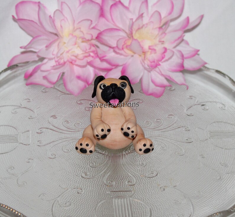 Fondant Dog Cake Topper Fondant Puppy Dog Topper Dog | Etsy