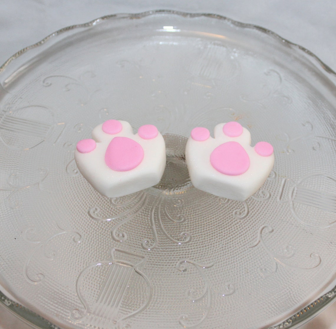 Fondant Bunny Cake Topper Fondant Bunny Ears Bunny Ears | Etsy