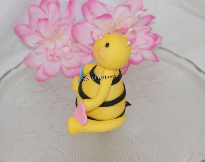 Fondant Bee Cake Topper Fondant Bumblebee Bee Topper | Etsy