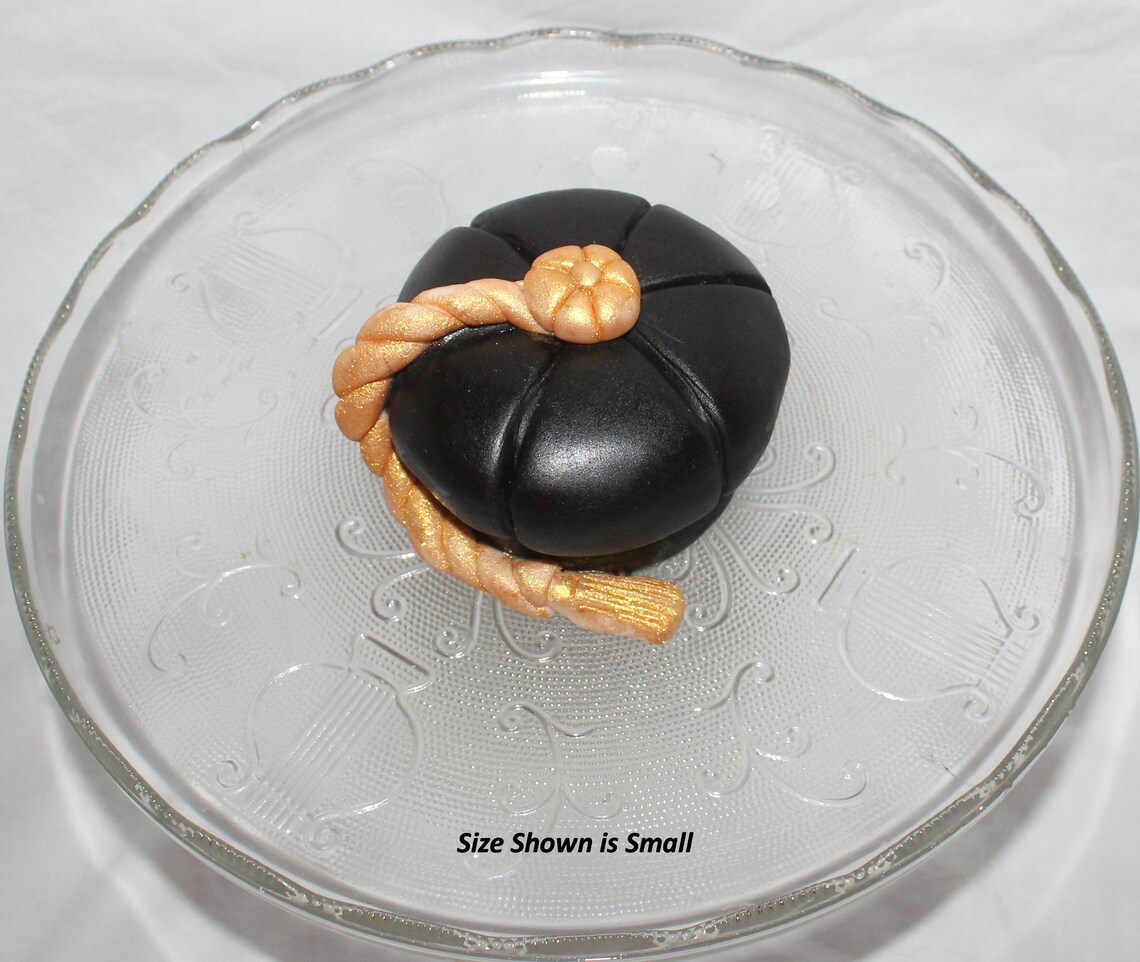 Fondant Graduation Cap Cake Topper Fondant Doctoral Grad Cap - Etsy