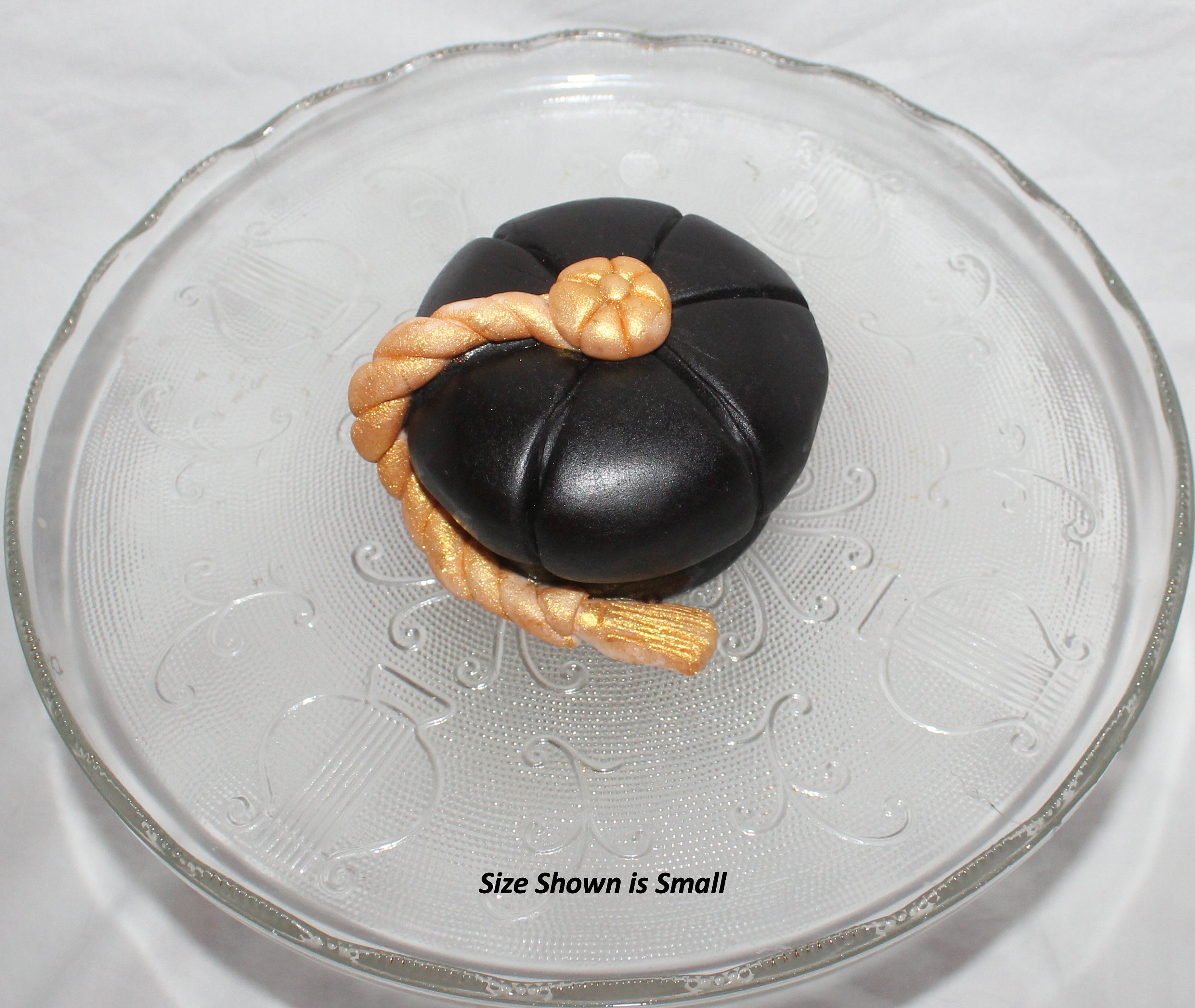 Fondant Graduation Cap Cake Topper Fondant Doctoral Grad Cap - Etsy