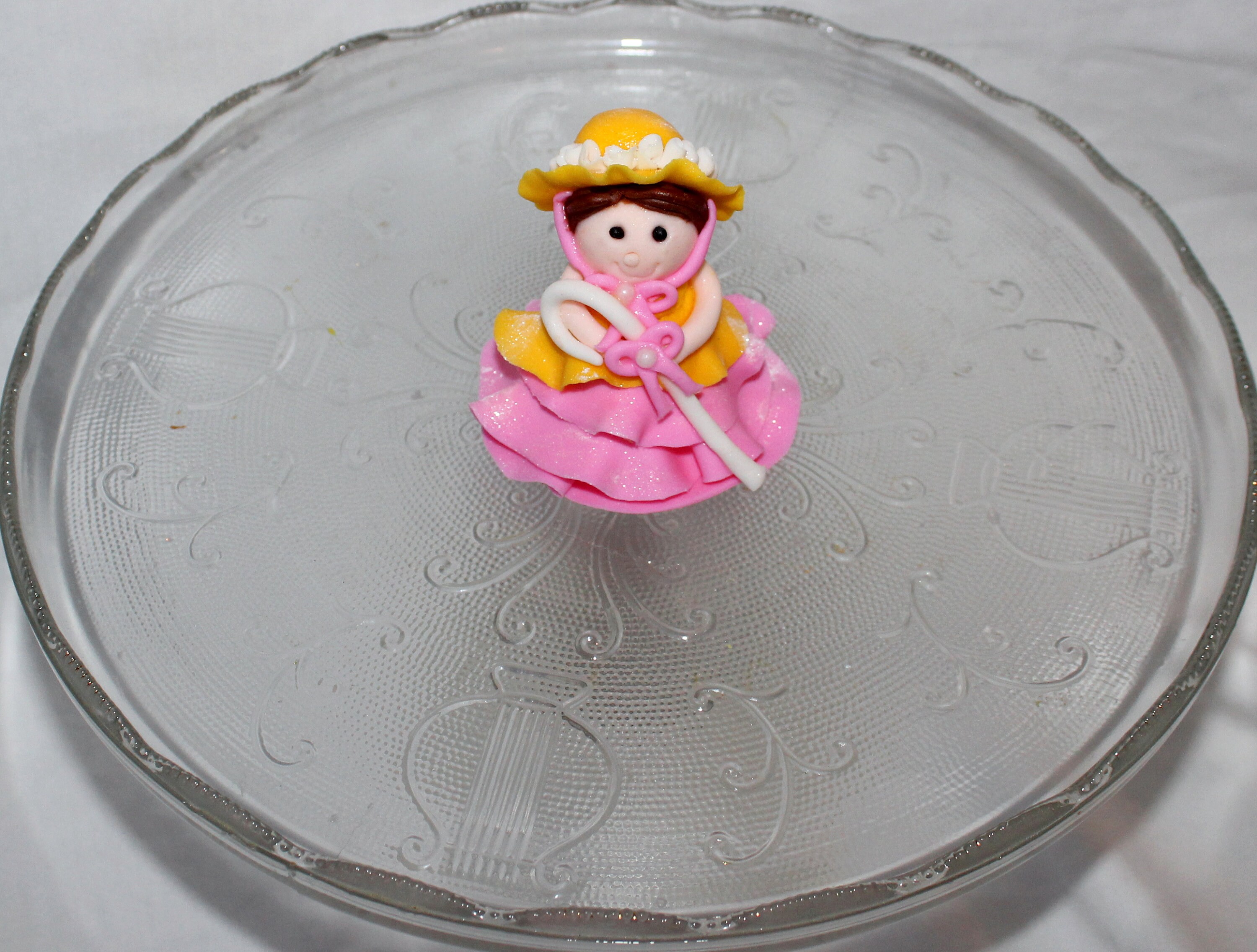 Fondant Mother Goose Cake Topper Little Bo Peep Topper - Etsy