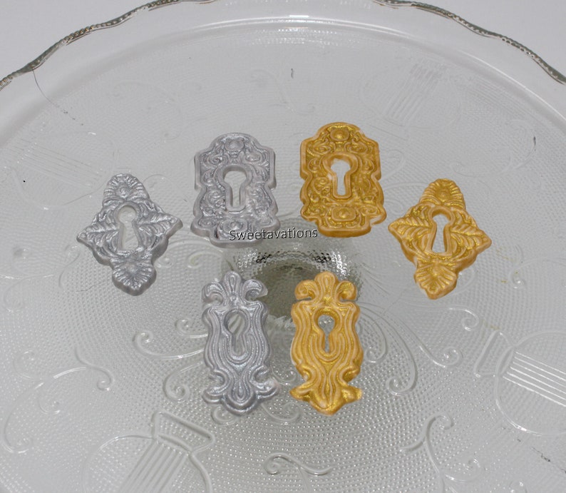 Fondant Lock Cake Topper Fondant Key Lock Topper Key | Etsy