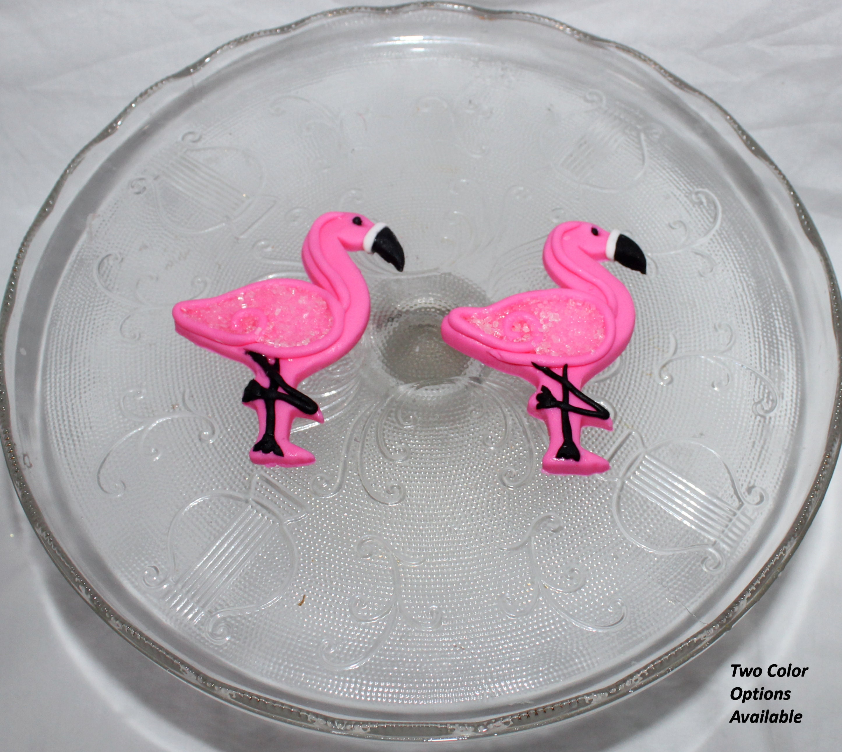 Fondant Flamingo Cake Topper Flamingo Topper Flamingo - Etsy
