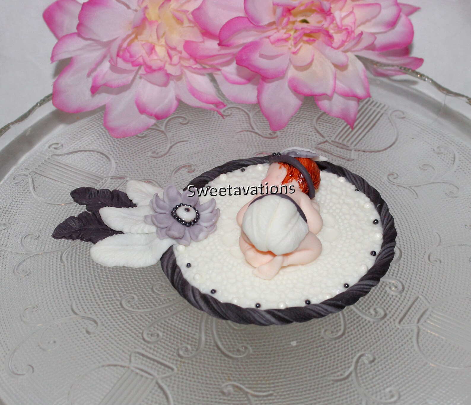 Fondant Native American Baby Cake Topper Tribal Baby Topper - Etsy