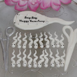 Fondant Vasectomy Cake Topper - Vasectomy Topper - Vasectomy Cake ...