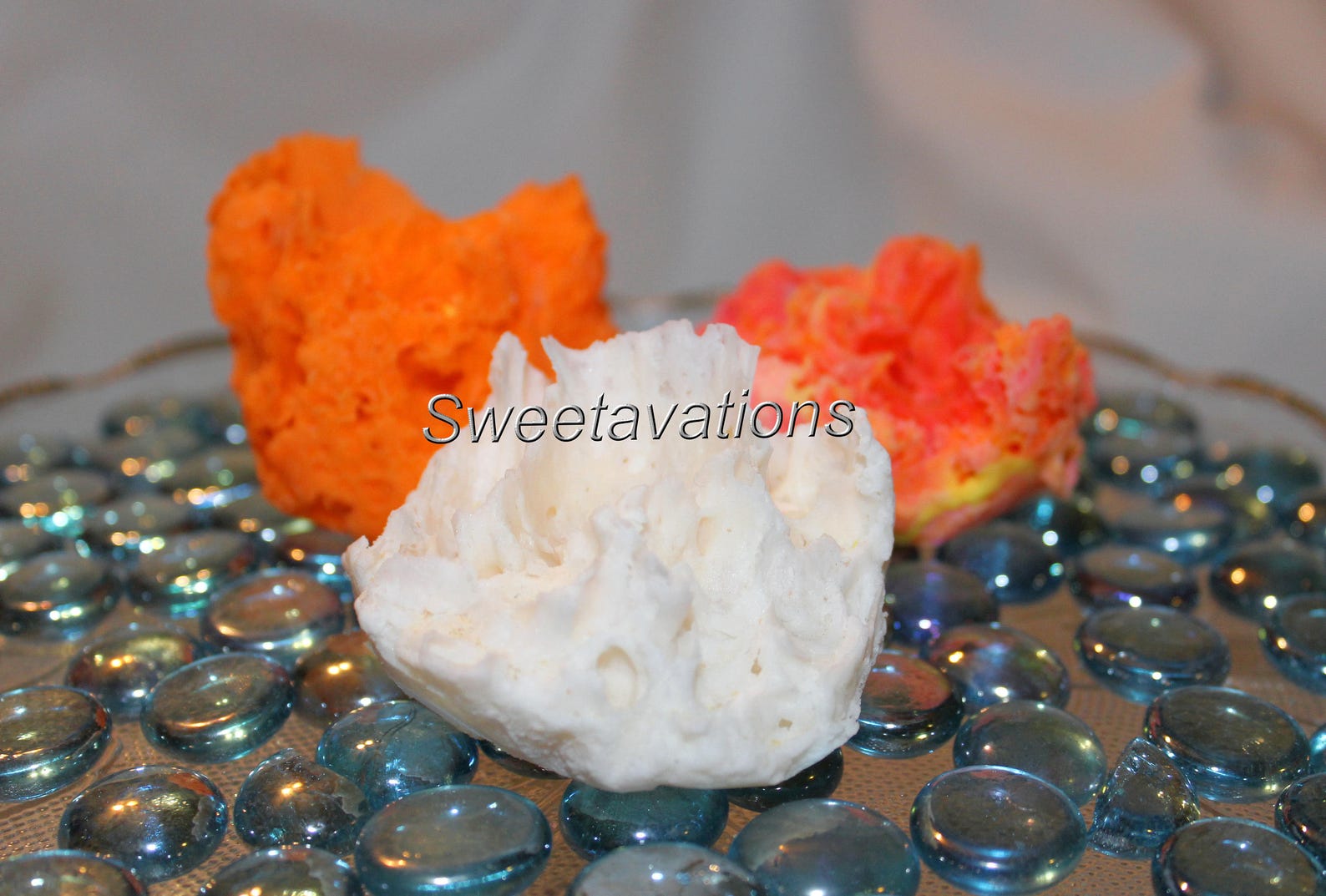 Fondant Coral Cake Topper Coral Topper Beach Cake Ocean - Etsy