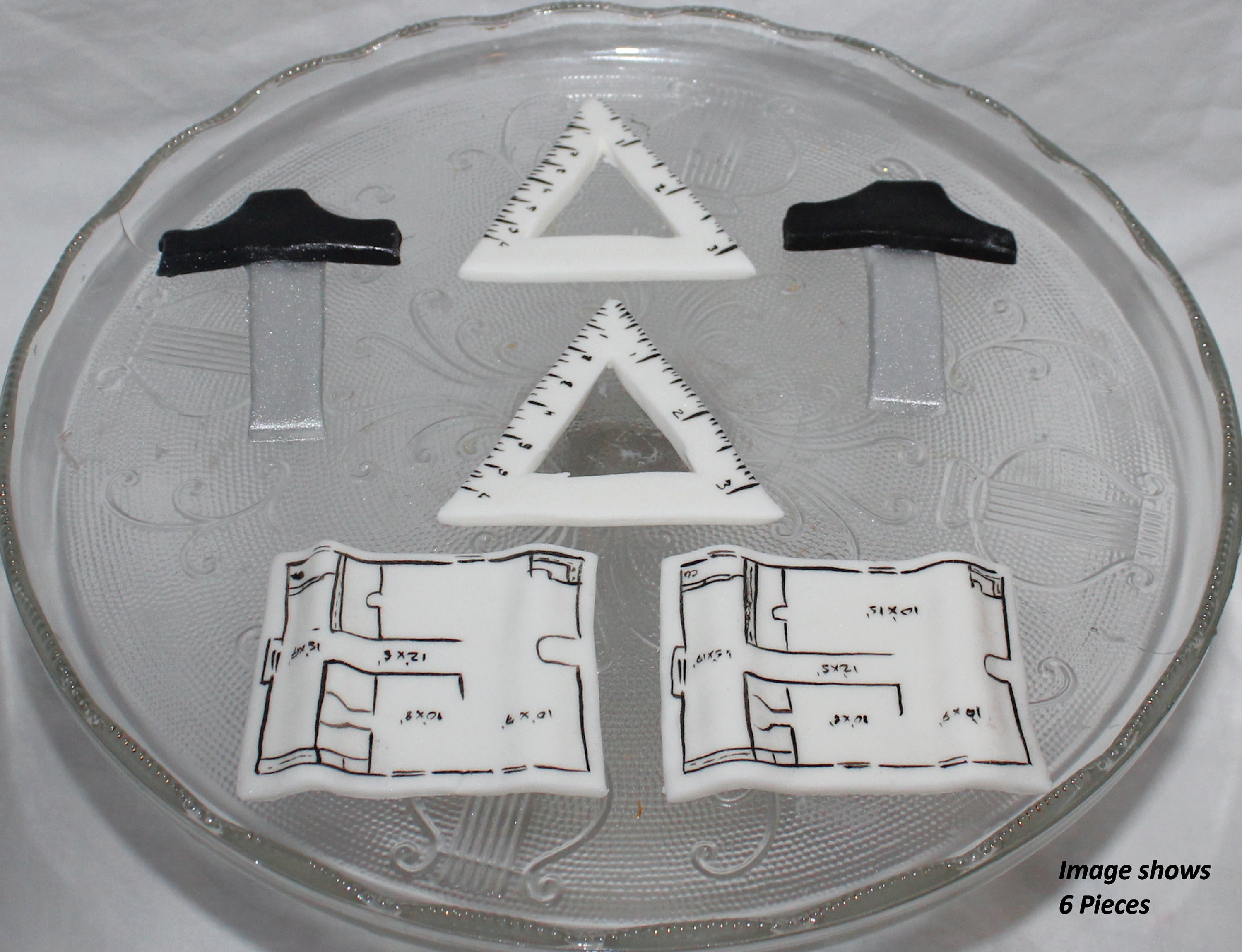 Fondant Architect Cake Topper - Architect Topper - Fondant Engineer ...